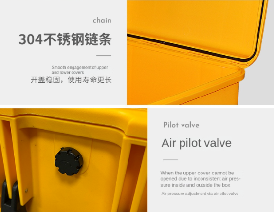 UV Proof Hard Plastic Equipment Case - Interior View