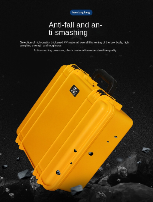 Customizable PP Foam Photography Toolbox Case showing waterproof design