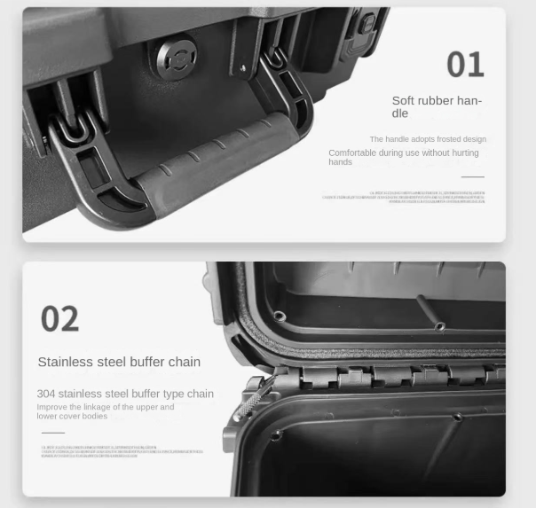 EM5230 Protective Box front view with pull handle