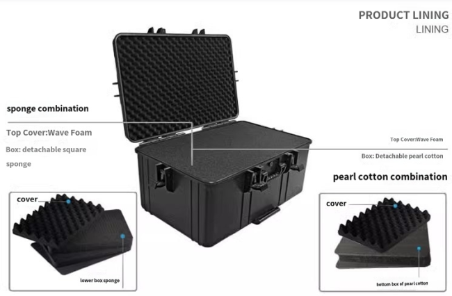 GD2116 Moisture Proof Hard Plastic Carry Case - Front View