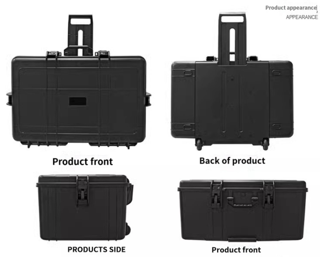 GD2116 Moisture Proof Hard Plastic Carry Case - Side View