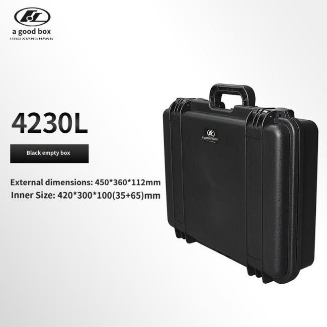 Watch display case showing multiple watch slots and handle design