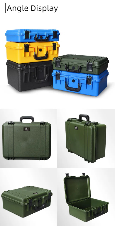High strength tool storage case showing durable construction features