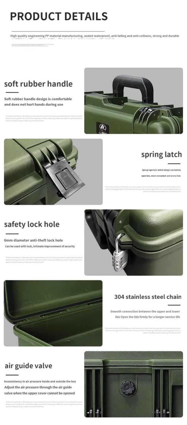 Close-up view of the waterproof watch display case interior