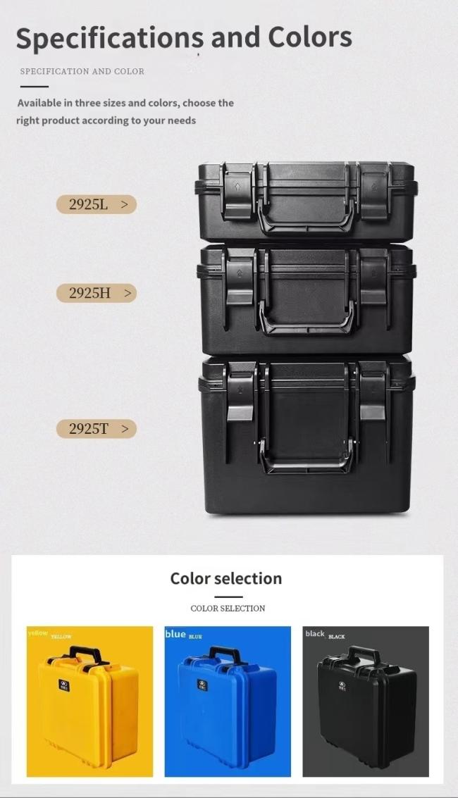 EA-2925T Protective Case showing durable exterior and ergonomic handle