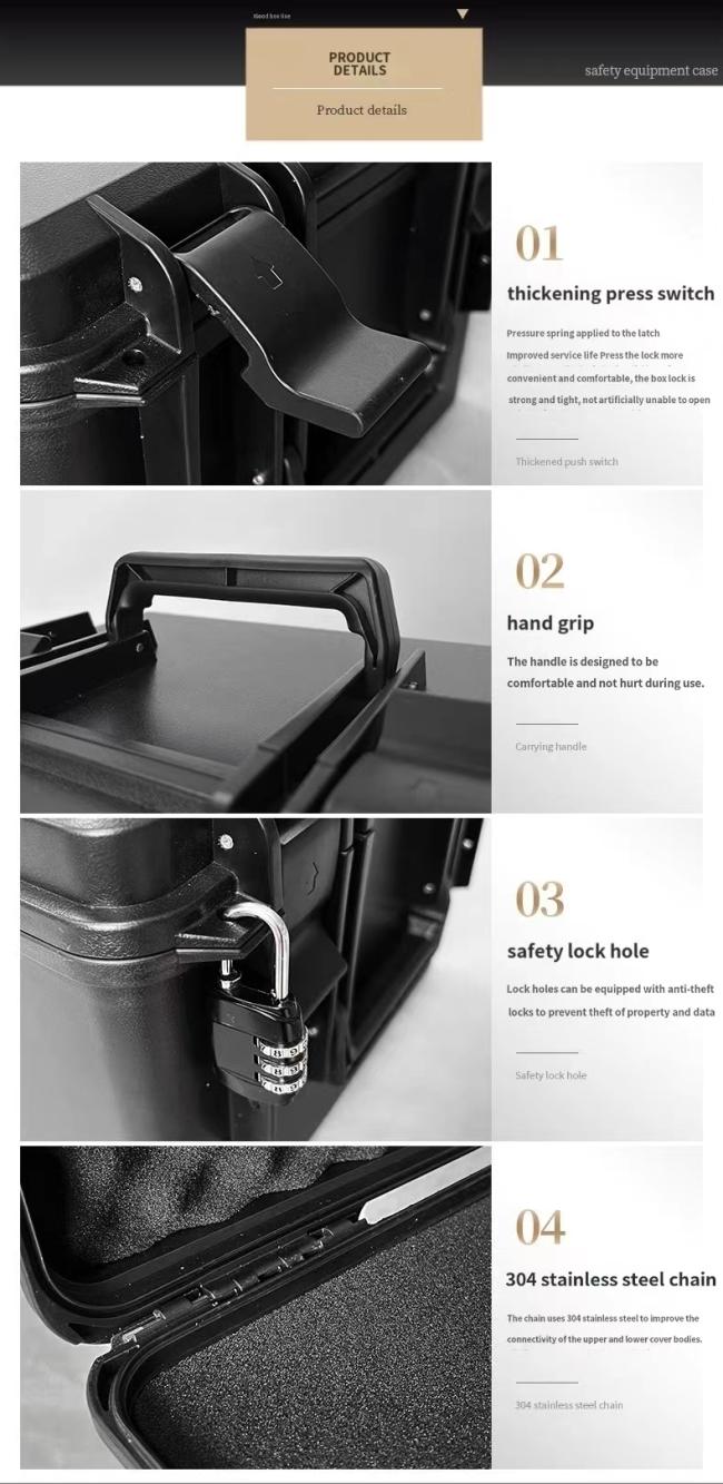 2626T Waterproof Tool Storage Case - interior view showing spacious compartments and organization features