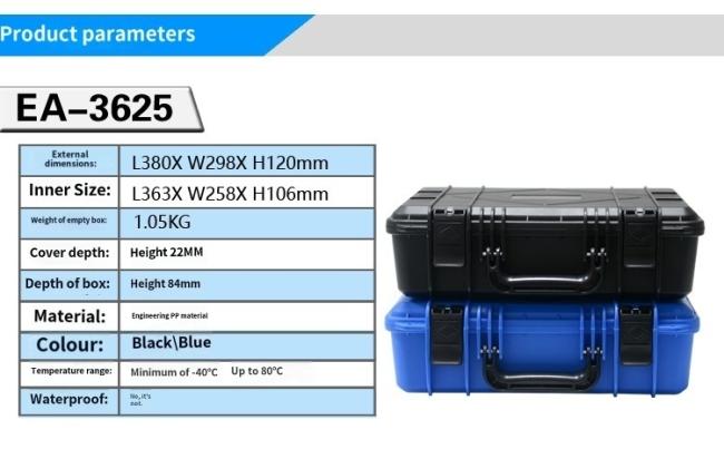 Tool Genres Portable Hard Case exterior view showing durable construction and latches