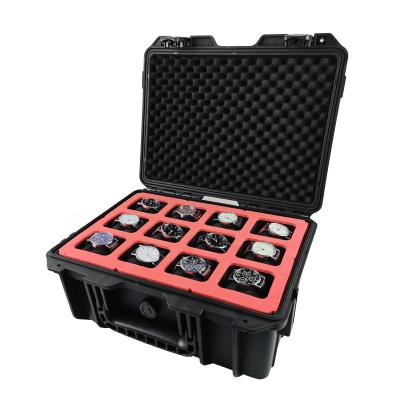 China Wholesale 10 Slots 18 Slots 24 Slots With Handle Watch Collectors Display Packaging Travel Briefcase for sale