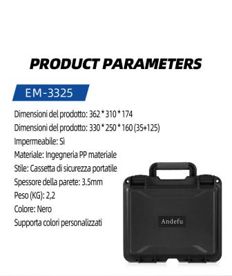 China IP67 Waterproof Hard Plastic Protective Case Mildew Resistant Convenient Storage for sale