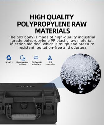 China IP67 Waterproof Hard Plastic Protective Case Mildew Resistant Convenient Storage for sale