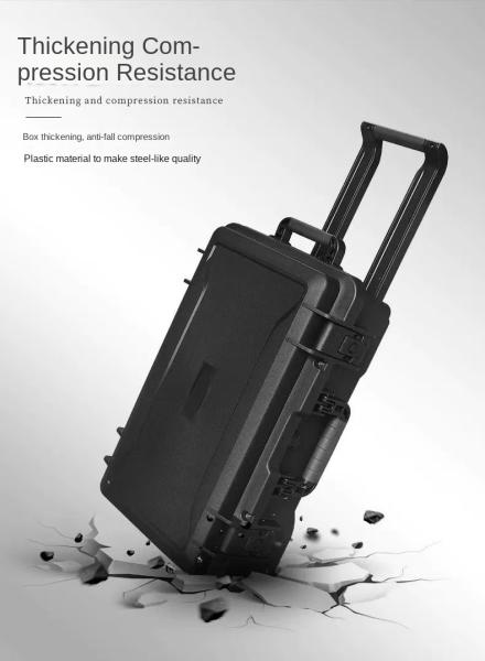 Quality Customizable Hard Plastic Flight Case Dirt Resistant Explosion Proof for sale