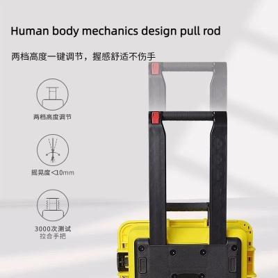 Cina Cassa per apparecchiature fotografiche a ruota di trascinamento con bordo personalizzabile e resistente all'acqua IP67 Dimensioni interne mm 525*291*179 52 128 mm in vendita