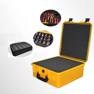 China Maleta de herramientas de plástico impermeable IP67 personalizada para relojes y cámaras en venta