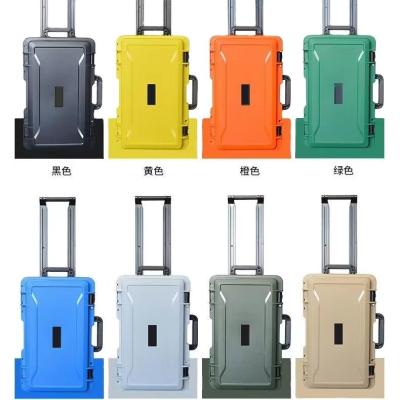 China Customizable IP67 Waterproof Photographic and Electronic Equipment Flight Case with Pull Rod Wheel Foam EVA Black for sale