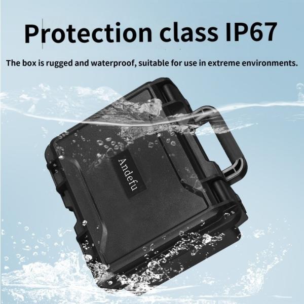 Quality Retractable Portable Tool Box Portable Camera Case Pull Handle Foam Insert OEM for sale