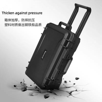 China 5230 beschermde doos voor fotografieapparatuur met trekstang ultra-stil wielen beschermde doos voor instrumenten kan op het vliegtuig worden gedragen Te koop