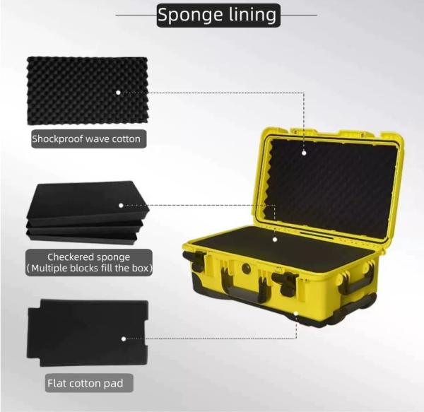 Quality 5230 photography equipment protective box with pull rod ultra-quiet wheels instrument protective box can be carried on the plane box for sale