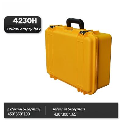 China EM-4230H Protective Camera Case Tool Storage Case with 2.45kg Weight 450*360*190mm External Size and 420*300*165mm Inner Size for sale