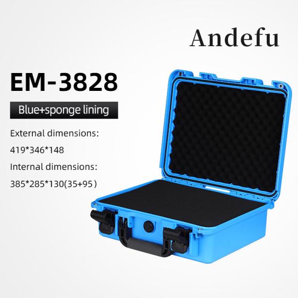 Quality EM-3828 Portable Tool Box IP67 Waterproof Dust Proof Storage Case for sale