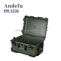 Quality 590x420x290mm IP67 Waterproof Plastic Flight Case with Wheels for sale