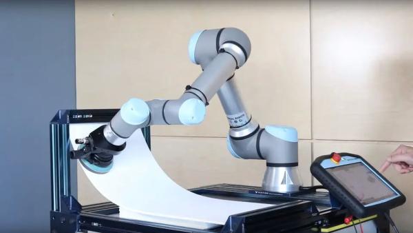Universal Floor Polishing Robot UR5 Collaborative Robot Cobot Sander For Sanding Grinding