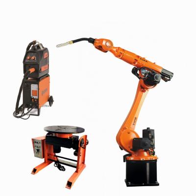 China Automatic Welding Robot Arm 6 Axis Industrial Robot KUKA KR120 R3100 With Megment MIG Welder for sale
