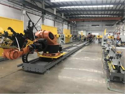 China ABB Industrial Robot IRB 2600 For Warehouse Picking Robot 6 Axis Robotic Arm With CNGBS Linear Rail Track for sale