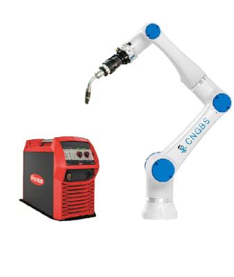590mm Reach Welding Industrial Robots CNGBS-G03 With Megmeet Welding Torch