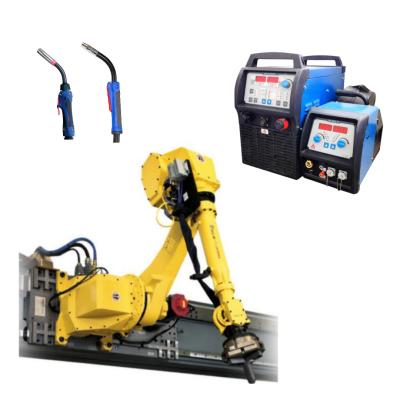 中国 70kgの重荷で1900mmのFANUC M-710iC/70Tロボット腕を,AOTAIの溶接機とBINZELのミグガンで溶接ロボットとして 販売のため