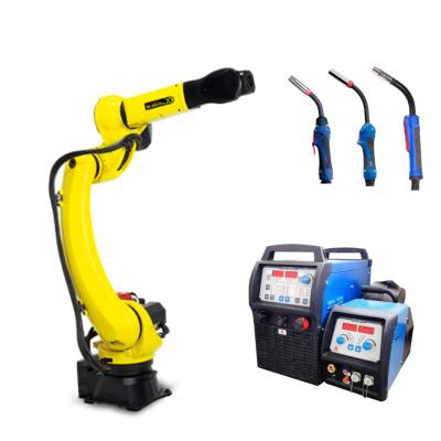 China High Speed FANUC Welding Robot Arm With MIG MEG Welder, Industrial Welding Robot for sale