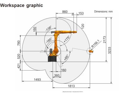 Cina ±0.04mm Repeatability Robotic Welding Arm With IP65 Protection For Welding Solutions in vendita