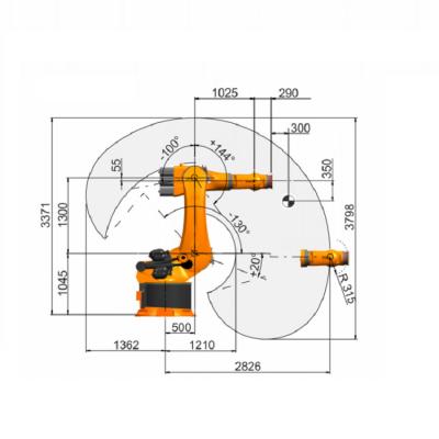 中国 KUKA KR 360 R2830 F CNGBS指のグリッパーとロボットドレスパックと素材処理機器としてピックと場所 販売のため