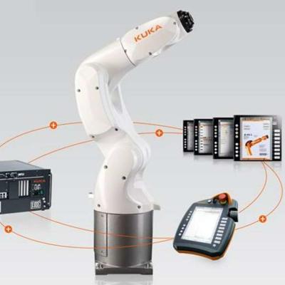 China 6 Axis Kuka Robotic Arm KR 10 R1100-2 met CNGBS Robot Quick Changer voor geautomatiseerde handling robot Te koop