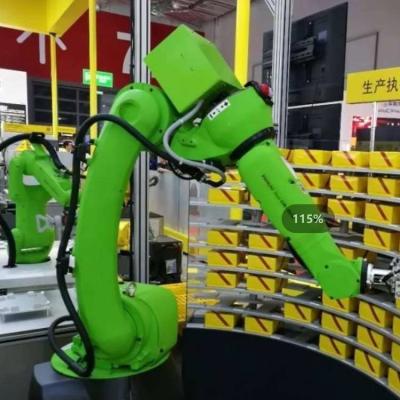 China Fanuc Cobot Robotic Arm 6 Axis CR-14iA/L Met CNGBS RGV Robot Voor Cnc Pallet Handling Robot Te koop
