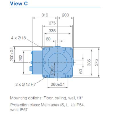 중국 2.0KVA 팔 용접 2010mm 6 축 야스카와 로봇 팔 판매용