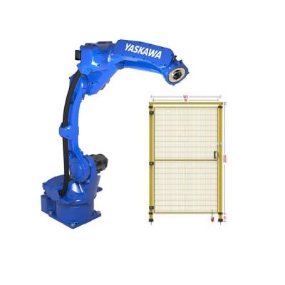China Brazo robótico de 6 ejes Yaskawa GP12 con cerca de seguridad CNGBS para manejo automatizado como robot universal en venta