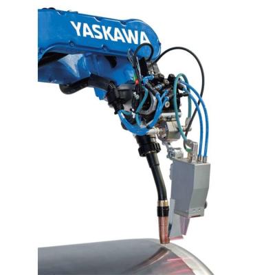 China Laswerk 6 Assen Robotarm Yaskawa AR700 Combine met CNGBS Robot Gripper voor het hanteren van robot Te koop