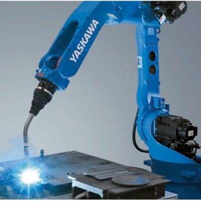 China Laswerk 6 Assen Robotarm Yaskawa AR700 Combine met CNGBS Robot Gripper voor het hanteren van robot Te koop