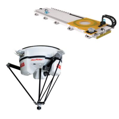 China ABB Industrial Smart Robot Arm IRB 360 3 / 4 Eixo Com CNGBS Guia Ferroviário Pick And Place Machine Delta Robot à venda