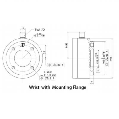 China AUBO I5 Of 6 Aixs Robot Arm With 5KG Playload As Cobot For Engine Assembly And Welding Machine for sale