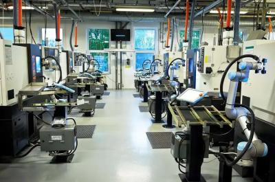 Cina Robot di UR UR10 Cobot con il tipo elettrico robot di collaborazione della pinza di presa 3-Finger di SMC di LEHS per il trattamento di trasporto con palette in vendita