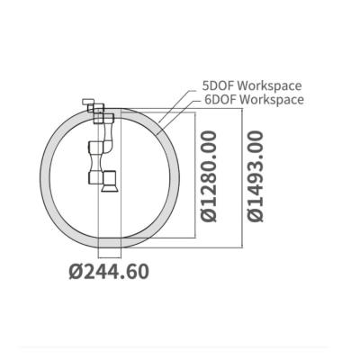 China TM5-700 Cobot With 700MM Reach And 6KG Payload Manipulator For Mini Robot Collaborative Robot for sale