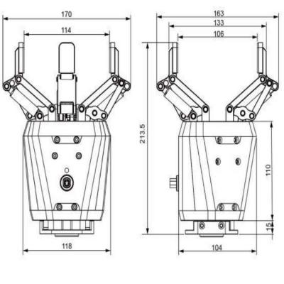 Cina Braccio robotico collaborativo a 6 assi con robot per robot di raccolta prodotti come robot cobot in vendita