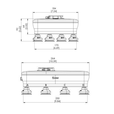 Cina Apparecchiatura per il raccolto elettrico a vuoto ad alto carico di apparecchiatura personalizzabile per il robot di palletizzazione utilizzato con robot collaborativo in vendita