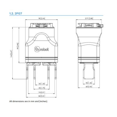 Cina 2 dita a grande tratto con robot con presa UR 5E robot collaborativo per la movimentazione dei materiali in vendita