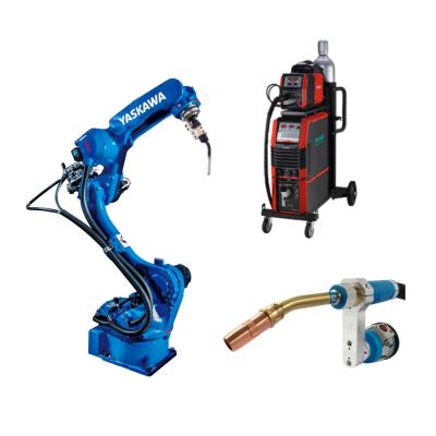China Yaskawa AR1440 Aanpasbaar 6-assige boog lassen Automatisering Robotarm met Megmeet lasmachine lasmachine en TBI laspistool Met 380-480VAC stroomvereisten Te koop