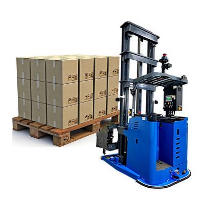 China Brandneue NDC-Lasernavigation 1,5 Tonnen hohe Aufzugsstacker Lager und Industriearbeiten Dieselbetrieb Stacker Gabelstapler zu verkaufen