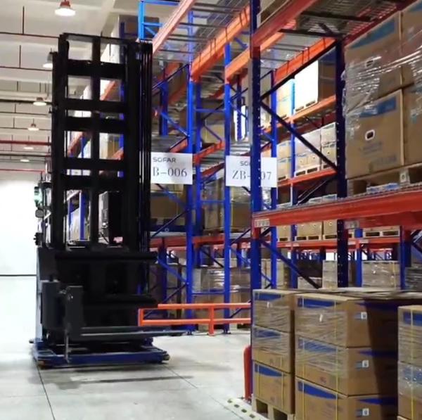Brand New NDC Laser Navigation 1.5 Ton High Lift Stacker Warehouse And Industrial Work Diesel Powered Stacker Forklift