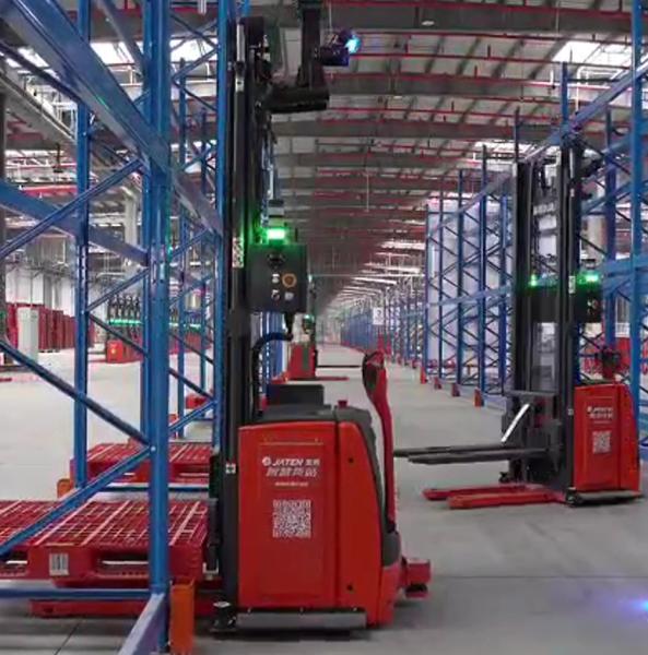 Brand New NDC Laser Navigation 1.5 Ton High Lift Stacker Warehouse And Industrial Work Diesel Powered Stacker Forklift