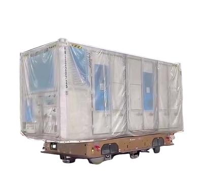 China Jaten 80T zware AGV karretjes dispatching systeem bestuurderloos intelligent transportvoertuig industriële AGV robot Te koop
